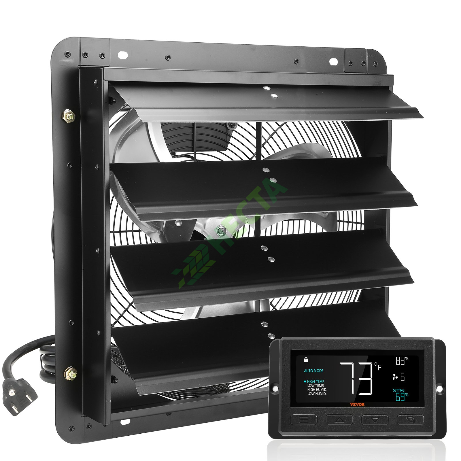 Hecta.ro. Ventilator pentru evacuare si evacuare aer din solar